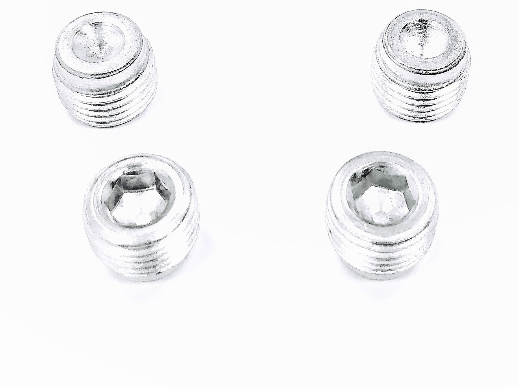 The Stop Shop Inverted flare steel plugs for 9/16"-18 & 1/2"-20 (2 of ...