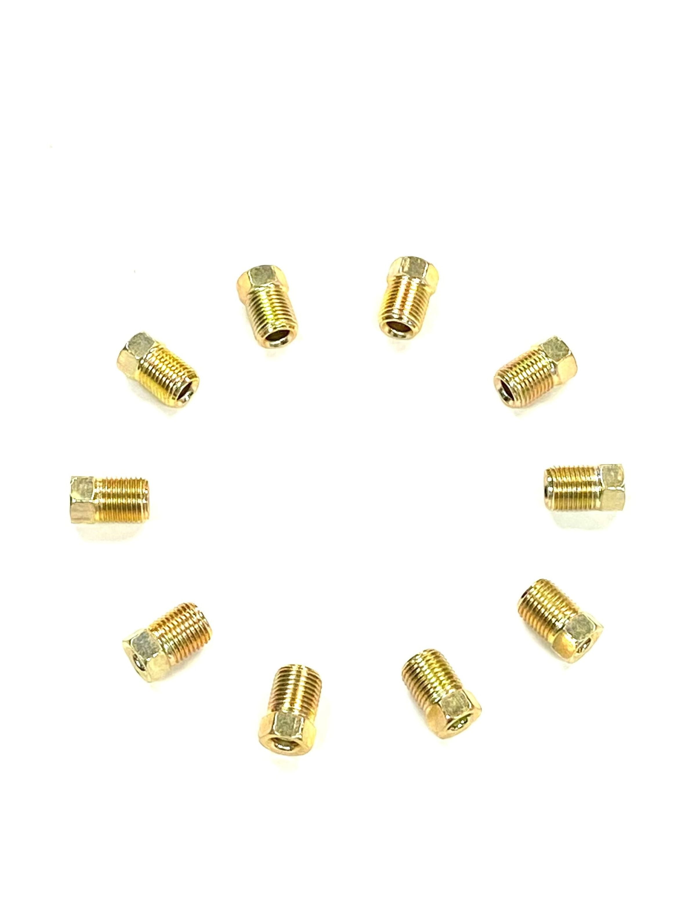 The Stop Shop Metric Brake Line Invert Flare Fittings for 3/16" Tube ...