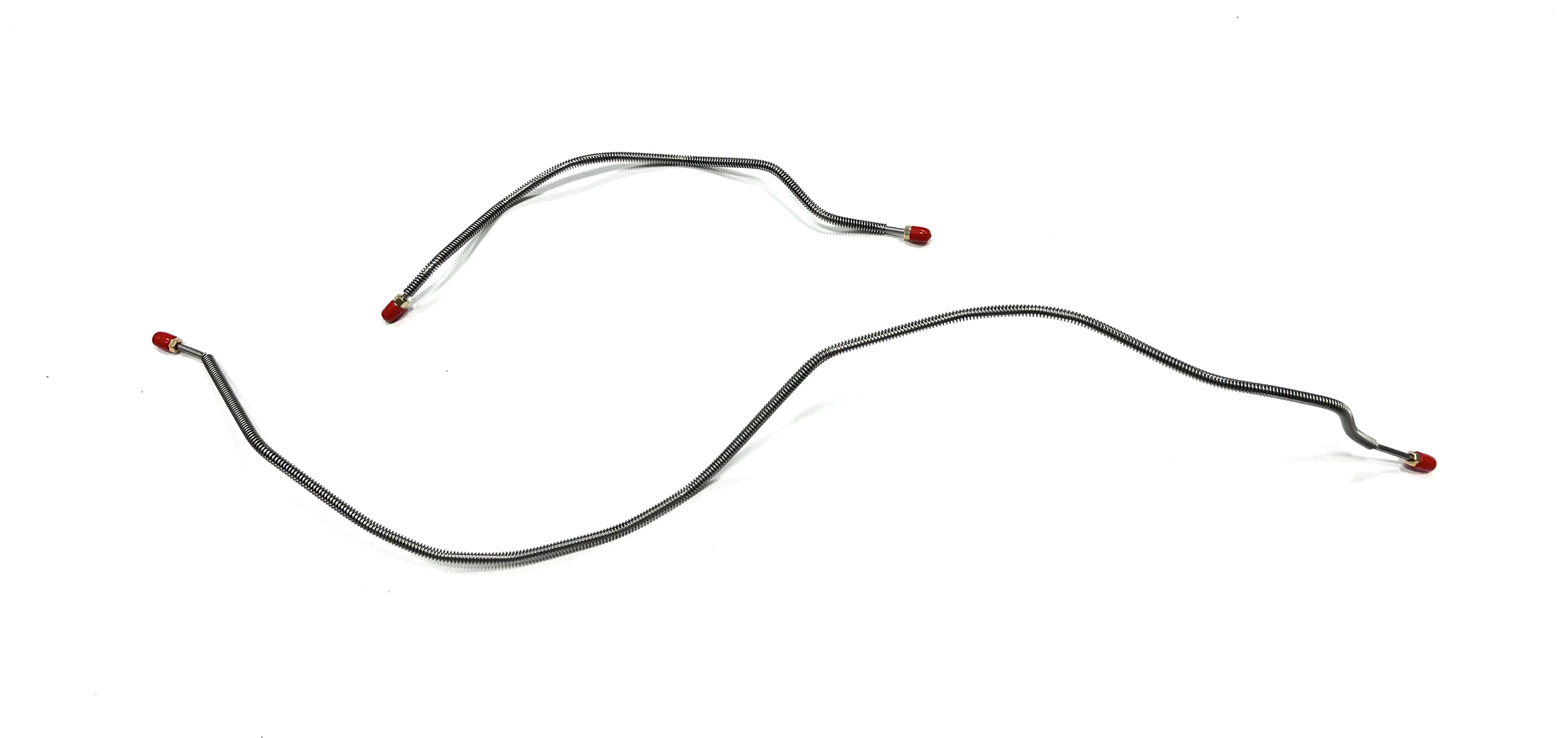 The Stop Shop - Prebent Stainless Pair Of Rear Axle Brake Lines 1982-86 ...