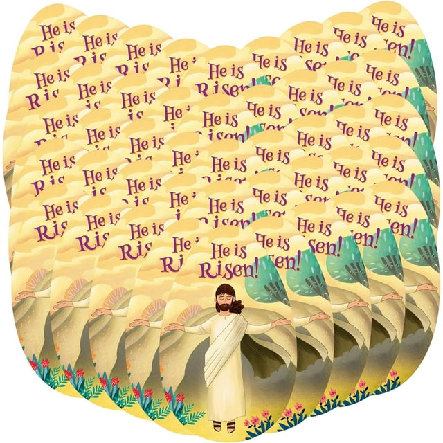 The Story of Easter Prayer Cards for Catholic Kids Learning, Egg-Shaped ...