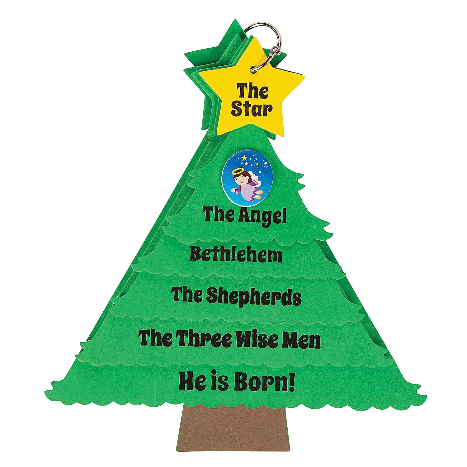 The Story of Jesus Christmas Tree Craft Kit, Makes 12 - Walmart.com