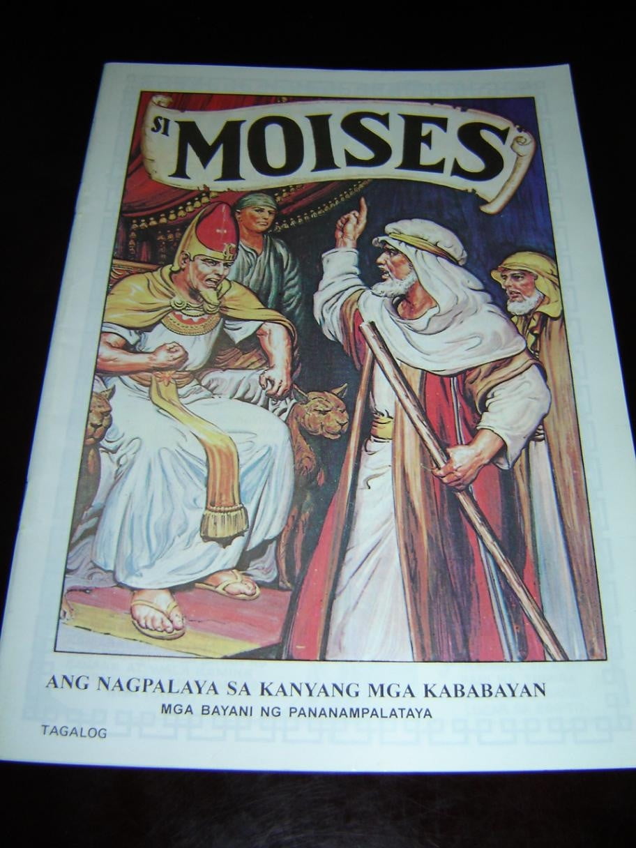 The Story of Moses 1 / Si MOISES 1 Part / Tagalog Language Comic Strip ...