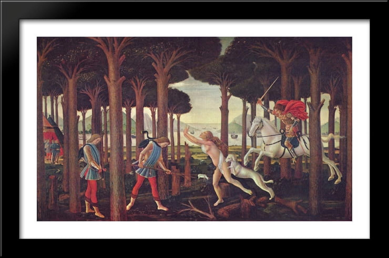 The Story of Nastagio degli Onesti (I), from The Decameron, by ...