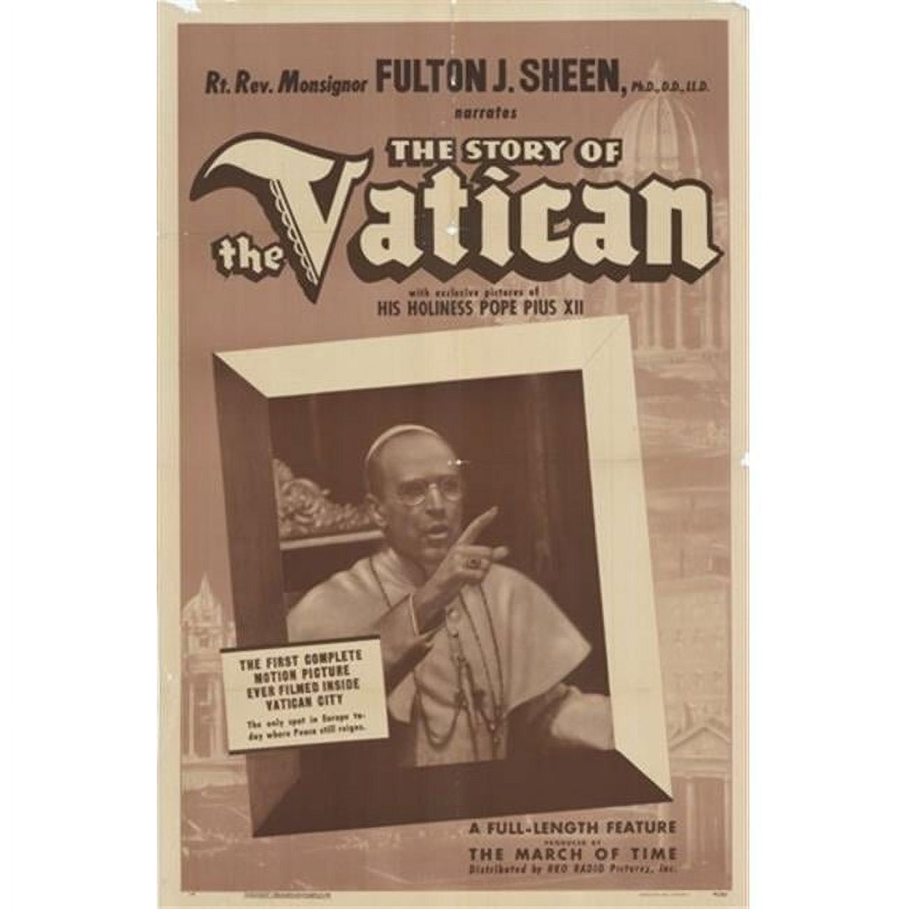 The Story of the Vatican Movie Poster - 11 x 17 in. - Walmart.com