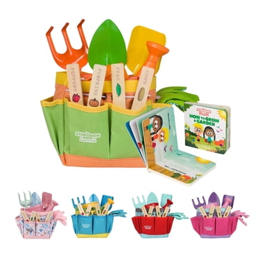 Hey! Play! Kid's Real Metal Planting Toy Supplies, Mini Gardening Tool ...