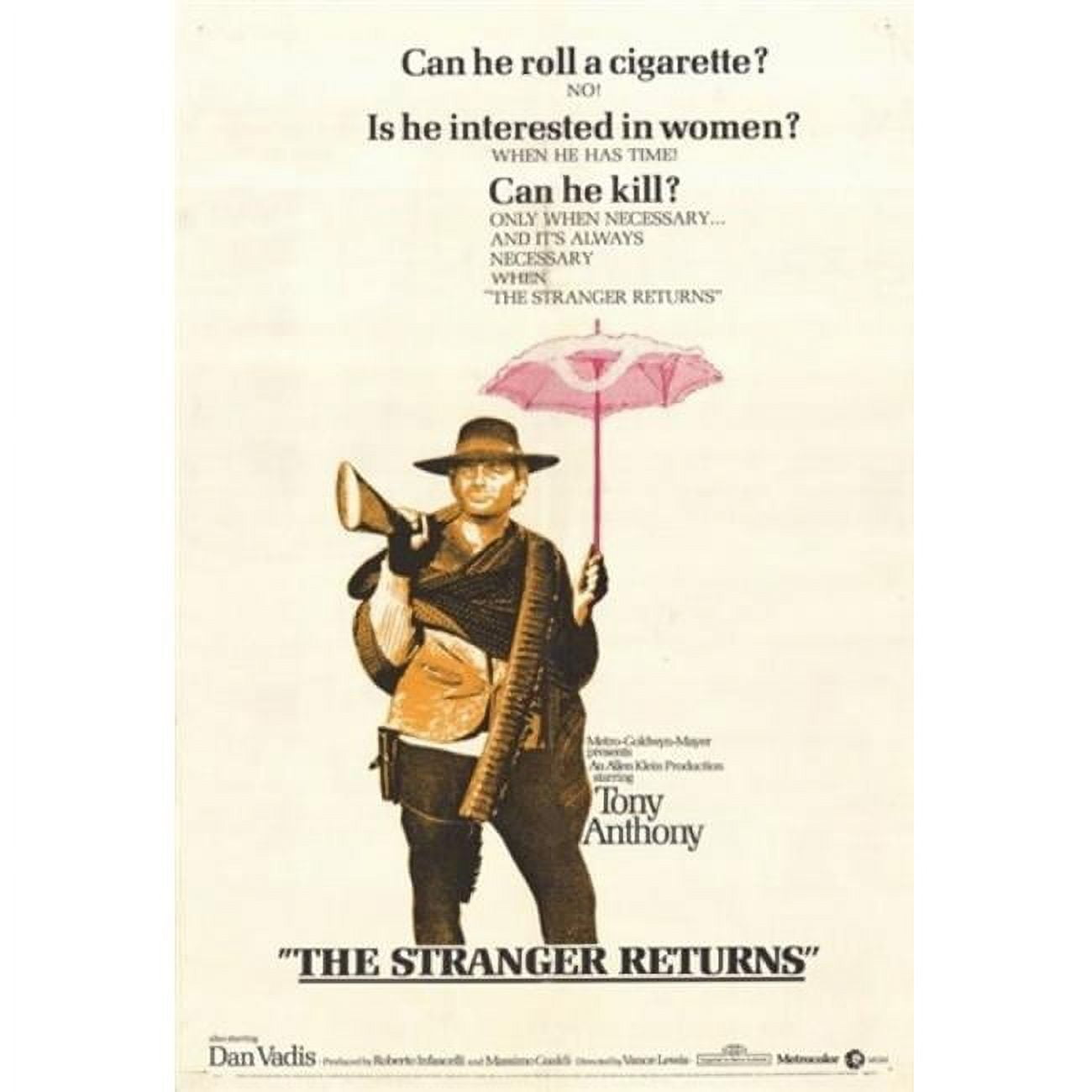 The Stranger Returns Movie Poster - 11 x 17 in. - Walmart.com