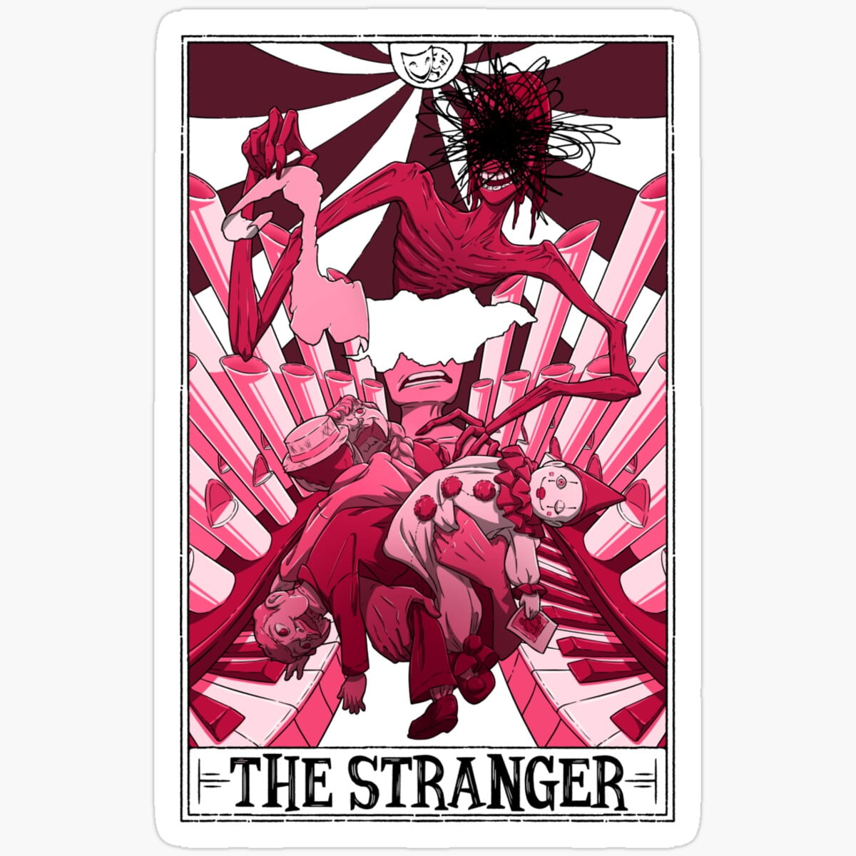 The Stranger "Tarotesque" - (Light) Sticker. Gift For You - Decorate ...