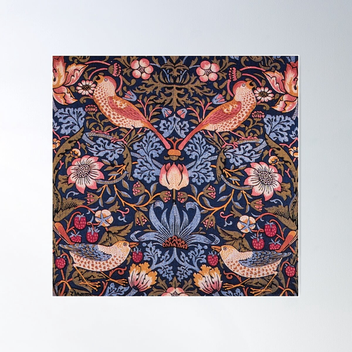 The Strawberry Thief (1883), By William Morris Poster Wall Art, Modern ...