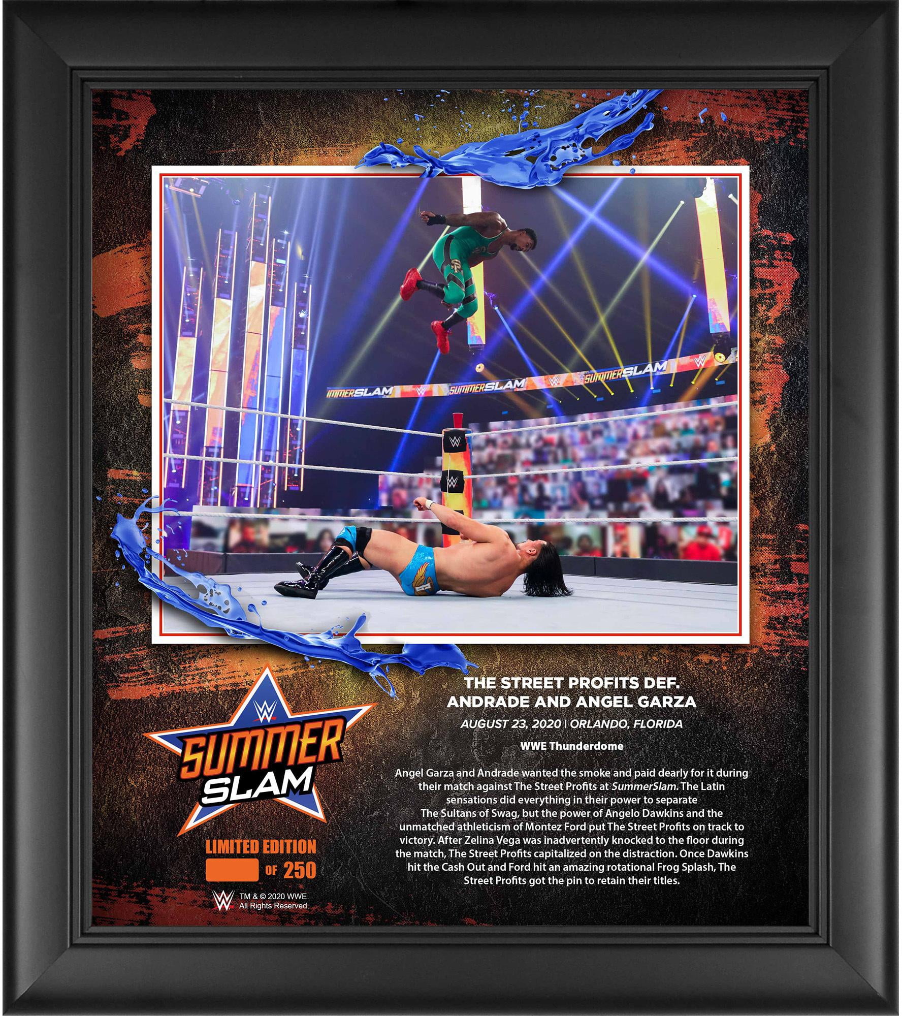 The Street Profits WWE Framed 15" x 17" 2020 SummerSlam Collage ...