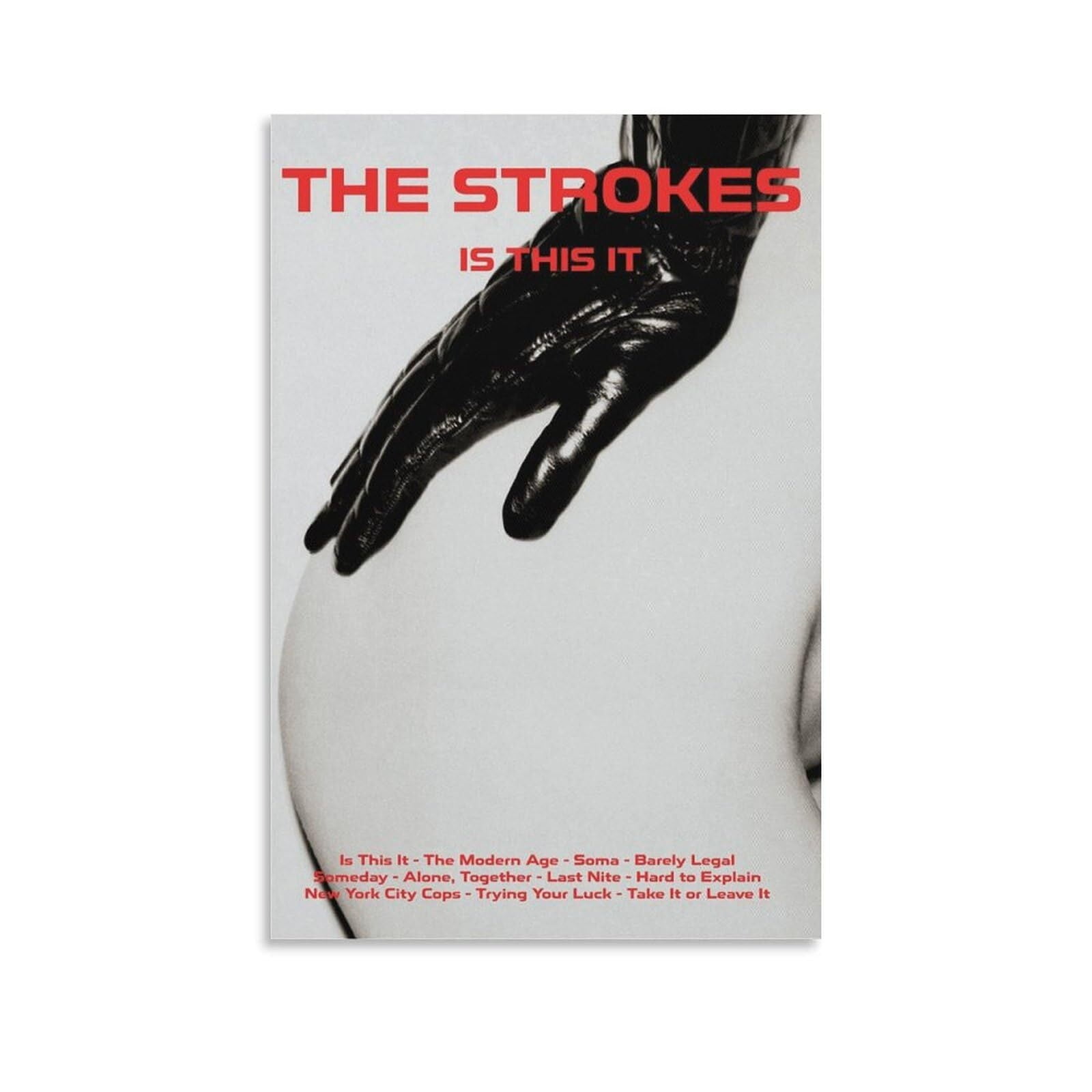 The Strokes Is This It Album Cover Canvas Poster Print Music Posters ...