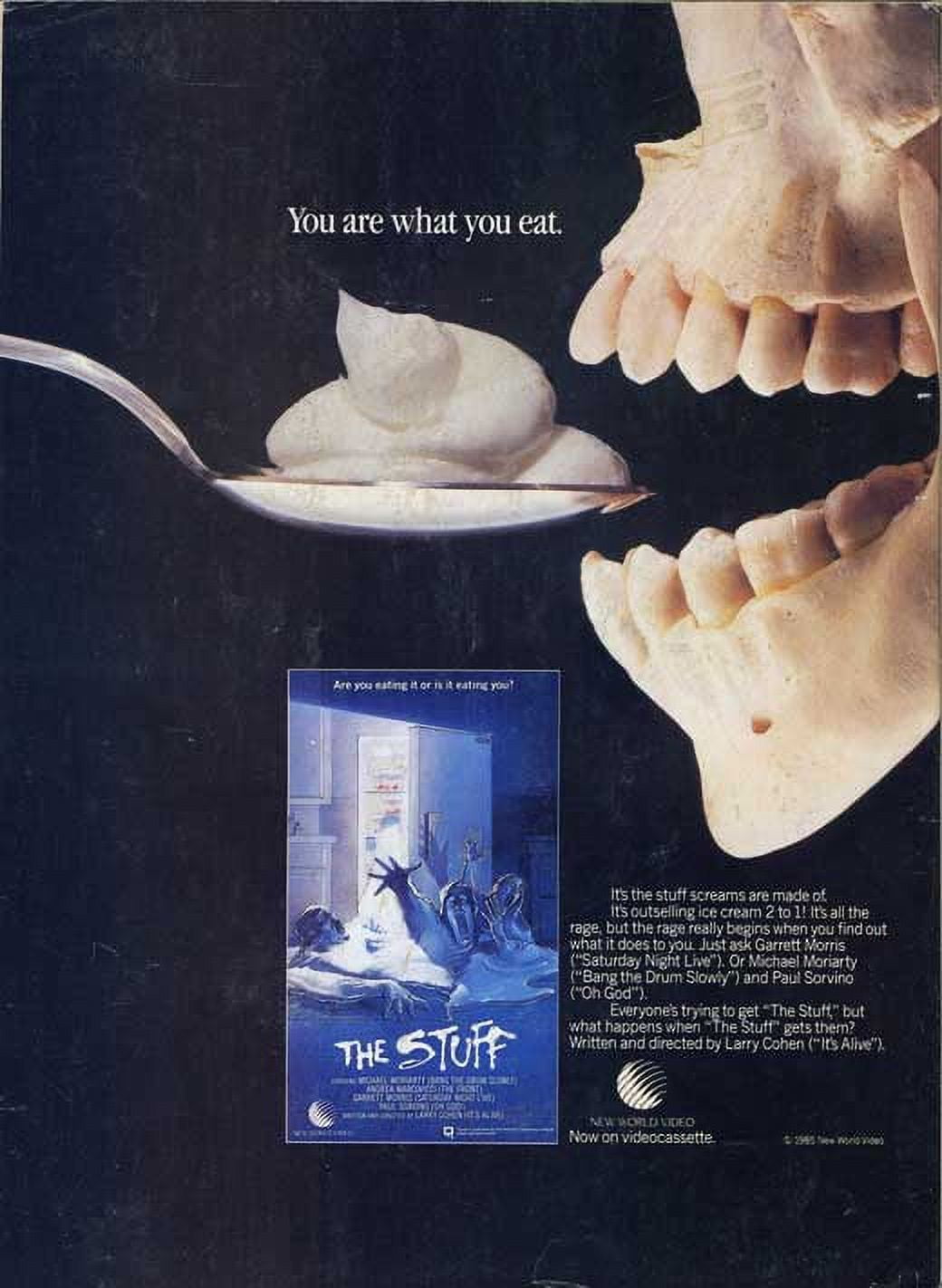 The Stuff - movie POSTER (Style C) (11" x 17") (1985) - Walmart.com