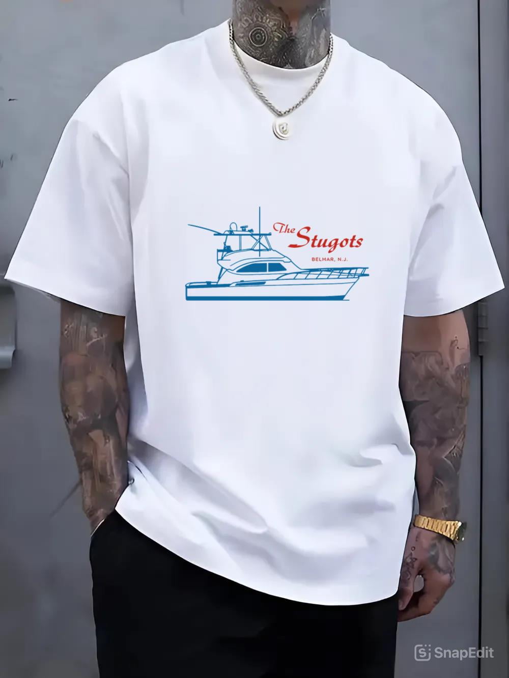 The Stugots Yacht T Shirt The Sopranos TV Show Tony Soprano Mafia HBO ...