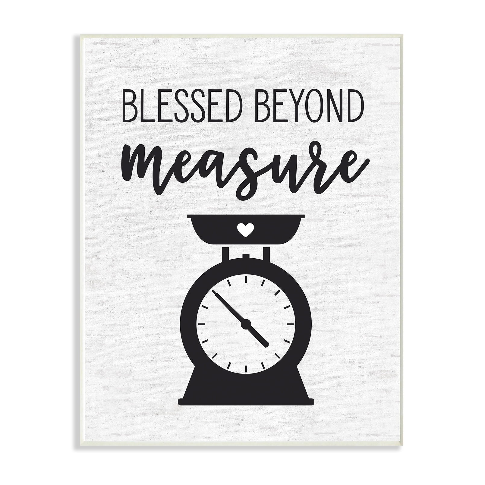 The Stupell Home Decor Collection Blessed Beyond Measure Kitchen Scale ...