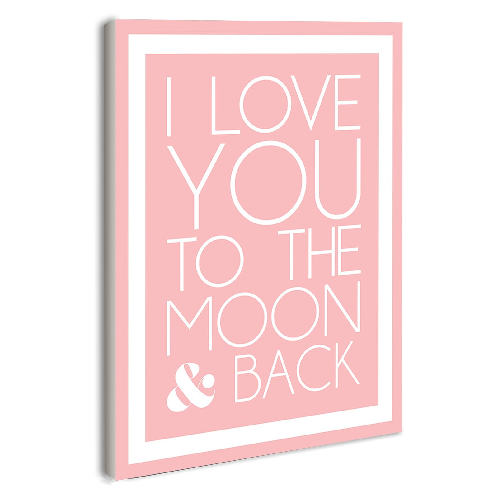 The Stupell Home Decor Collection I Love You To The Moon & Back Wall ...