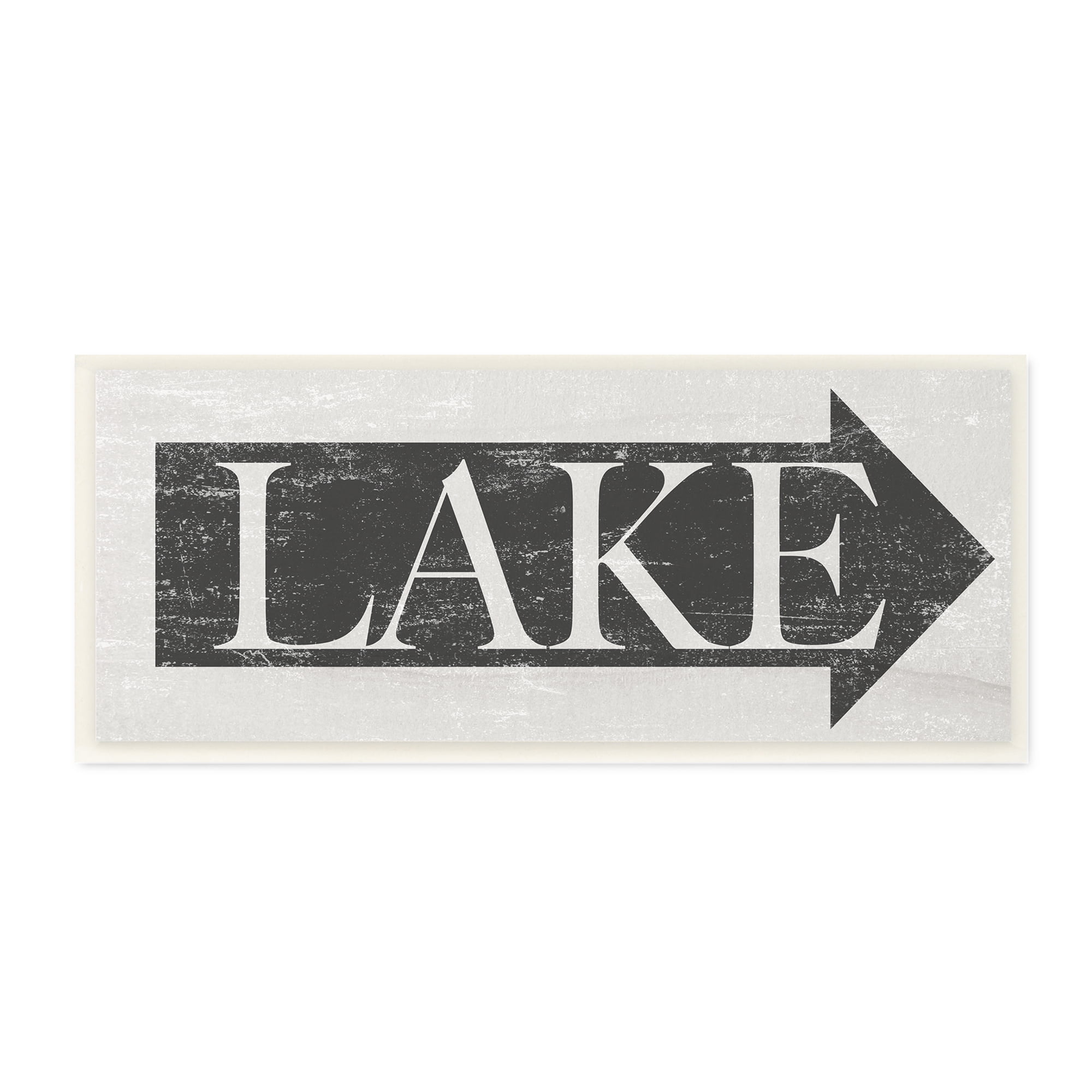 The Stupell Home Decor Lake Arrow Sign Wall Plaque - 17W x 7H - Walmart.com