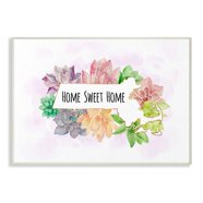 The Stupell Home Decor Single Tree in a Smeared Blue and Green Abstract ...