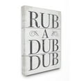 The Stupell Home Decor Collection Rub A Dub Dub Canvas Wall Art ...
