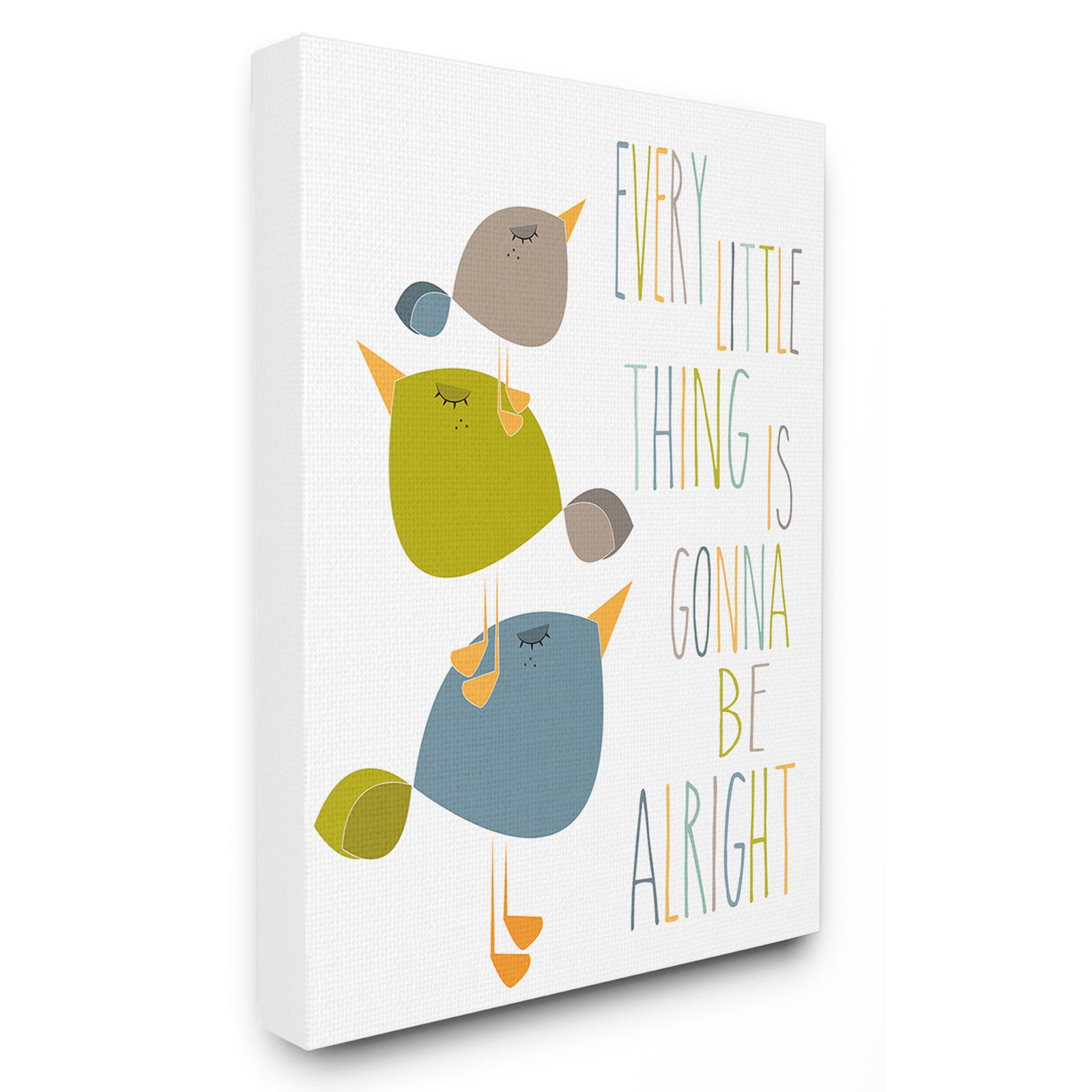 The Stupell Home Decor Collection Three Little Birds Print Wall Art ...