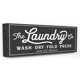 The Stupell Home Decor Collection Vintage Laundry Sign Cursive Canvas Wall Art - Walmart.com