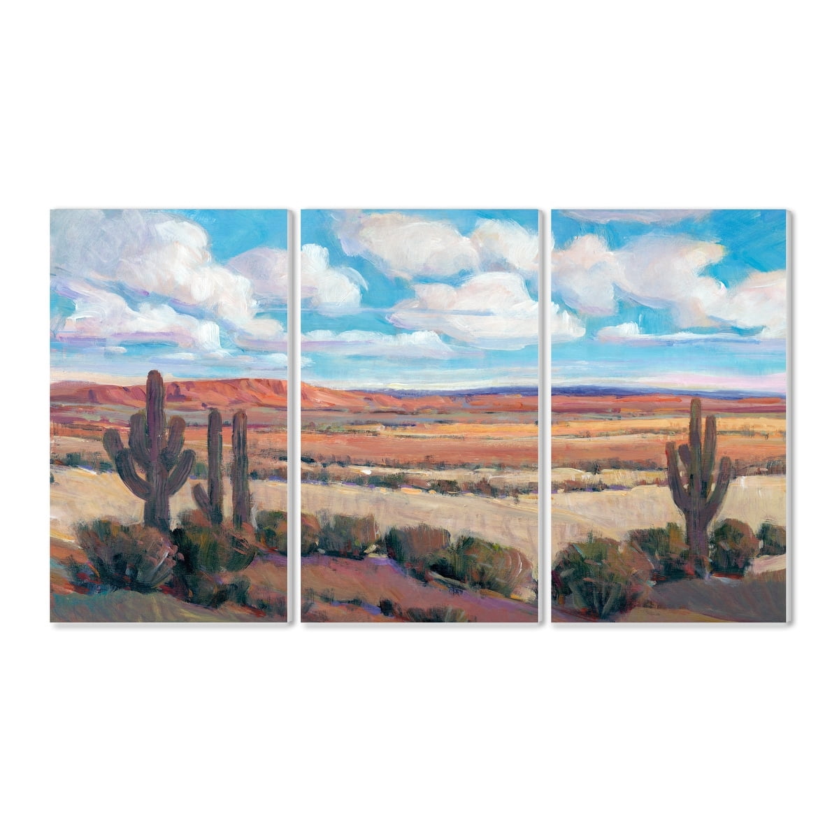 Stupell Desert Heat Scene Triptych Wall Plaque Art - 3pc - Walmart.com