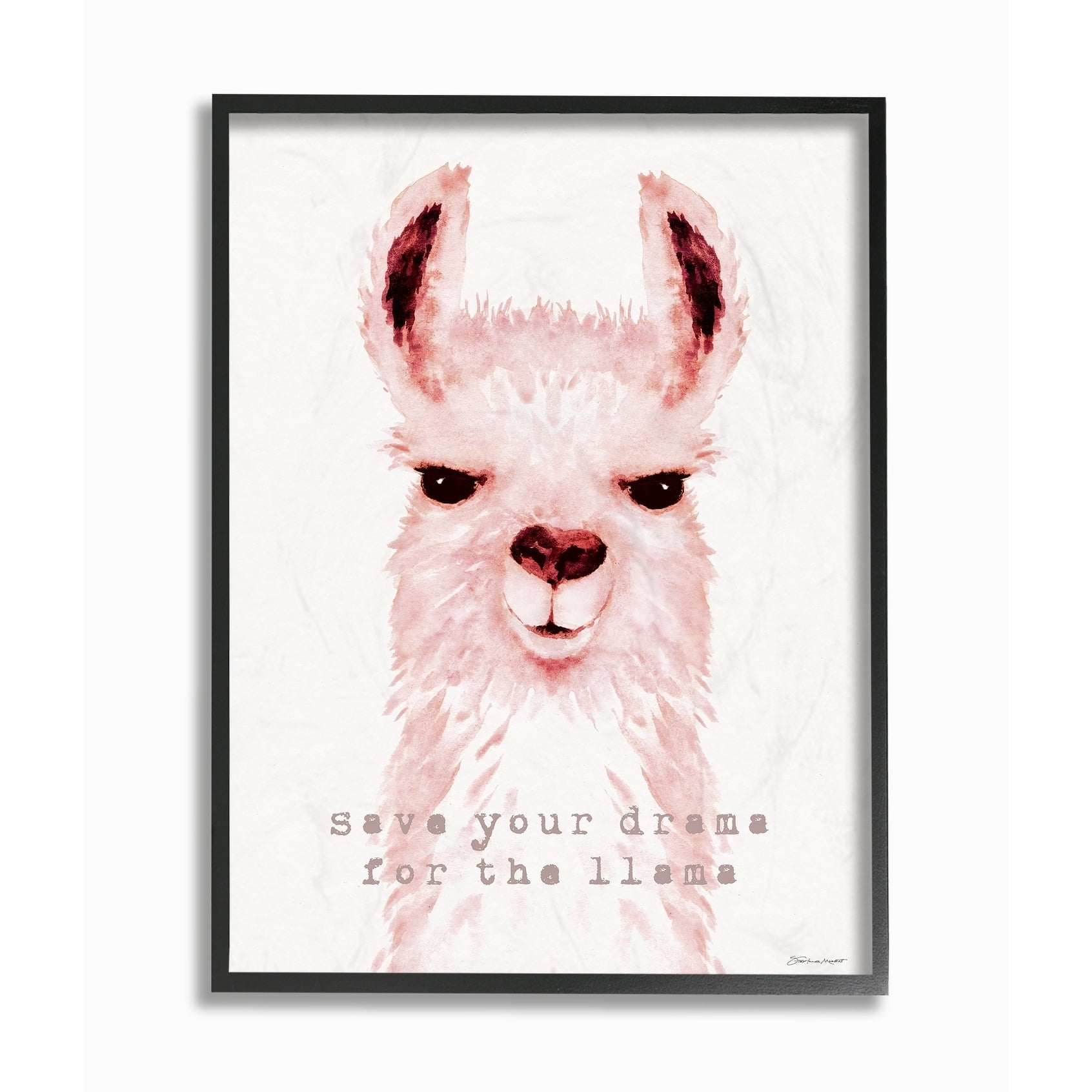 Save The Drama For Your Llama Poster