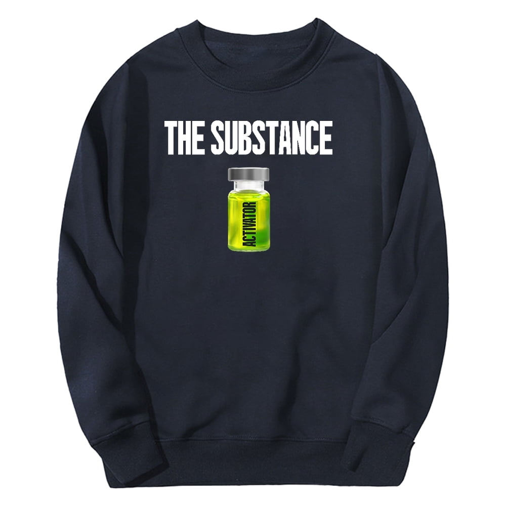 The Substance 2024 Horror Movie Merch Crewneck Long Sleeve Streetwear ...