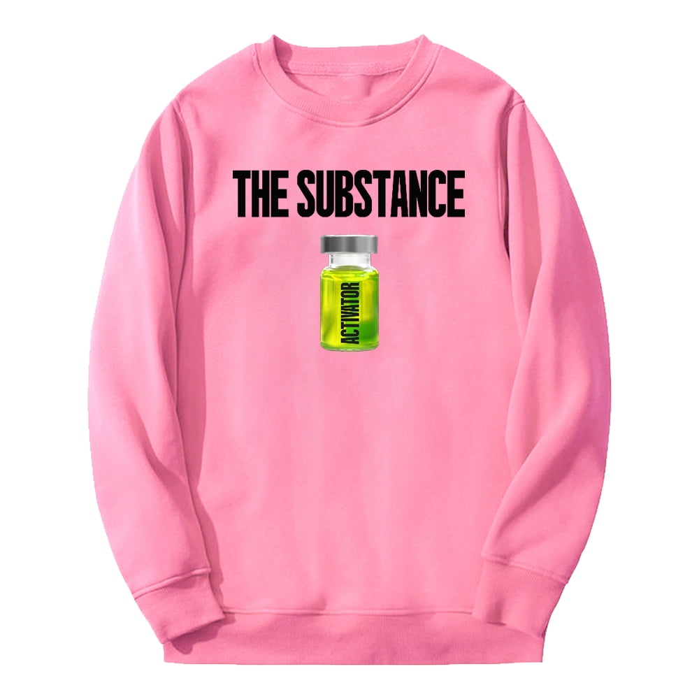 The Substance 2024 Horror Movie Merch Crewneck Long Sleeve Streetwear ...