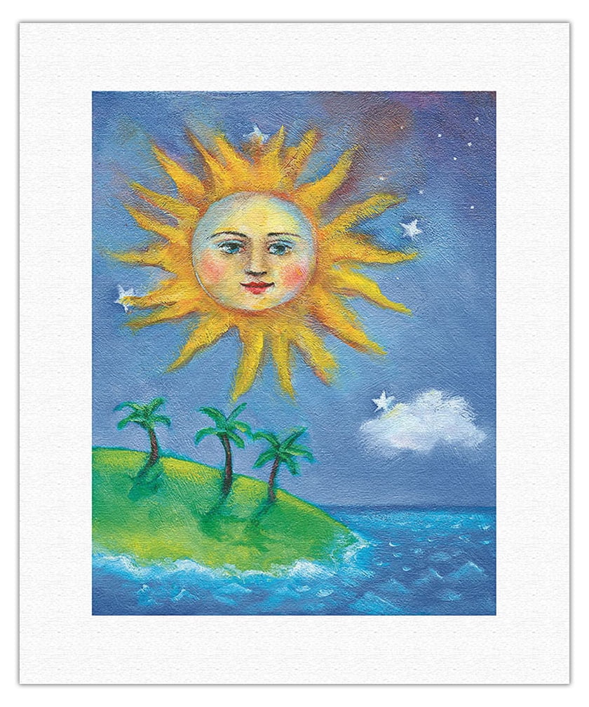 The Sun (La) of Hawaii - From an Original Color Painting by Nikki Moss ...