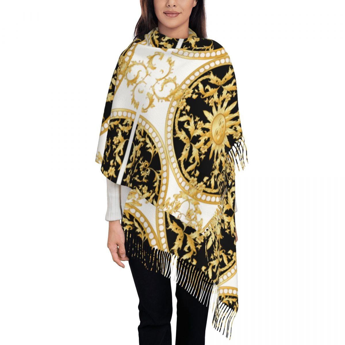 The Sun Smiling Face Shawls and Wraps for Evening Dresses Womens Shawls ...