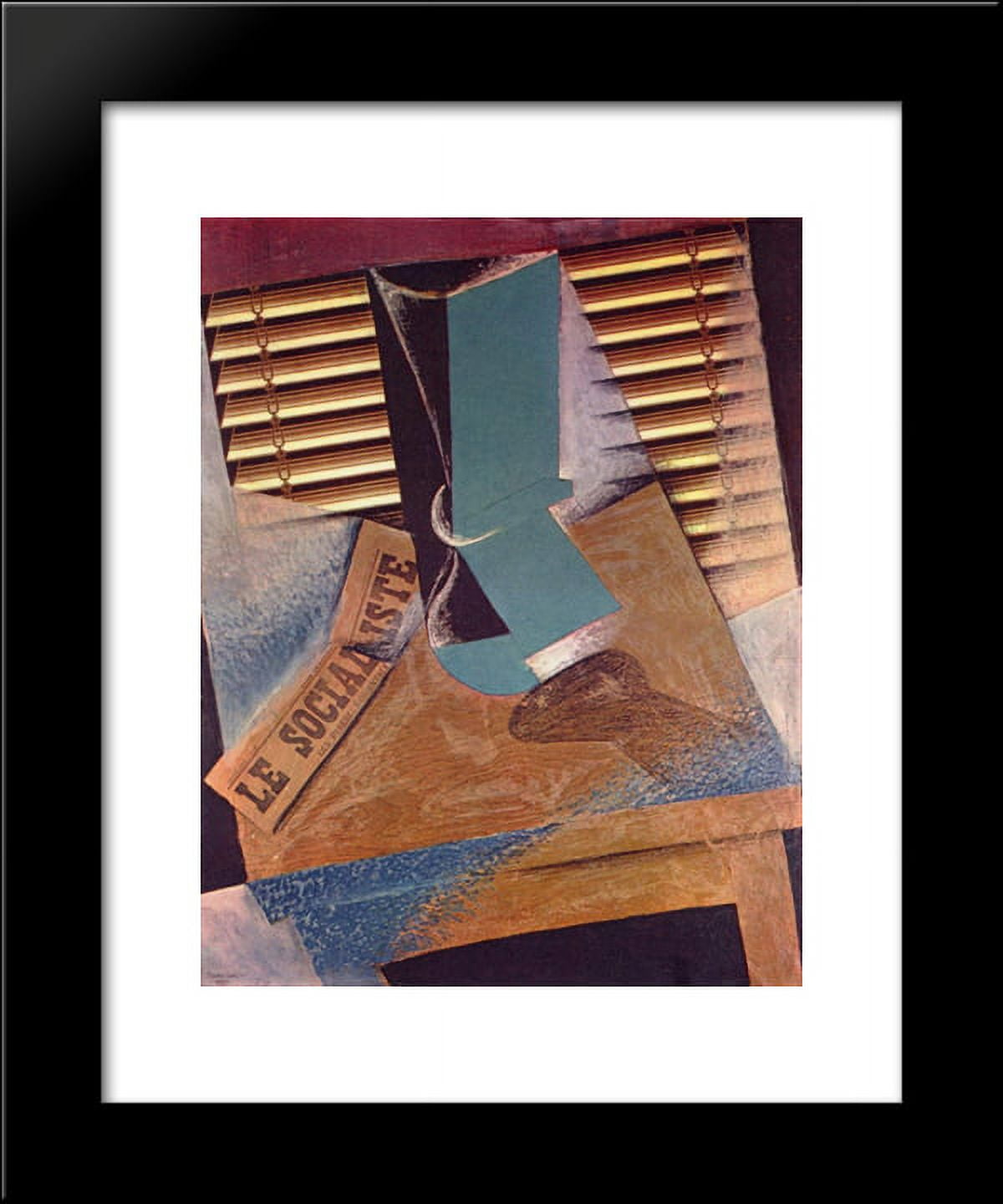 The Sunblind 20x24 Framed Art Print by Juan Gris - Walmart.com