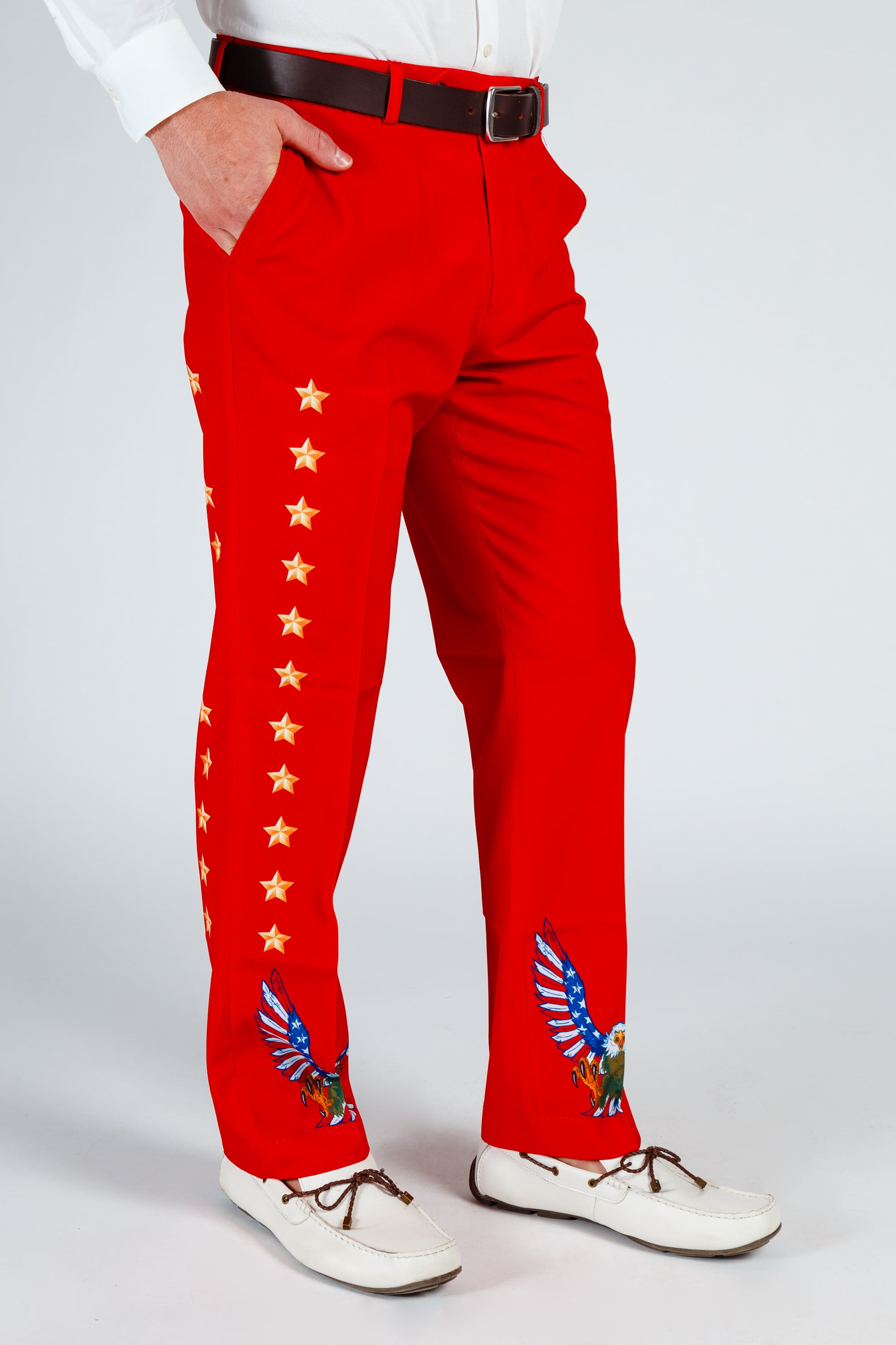 The Sunday Best - Shinesty Red USA Eagle Pants Waist 31 - Walmart.com