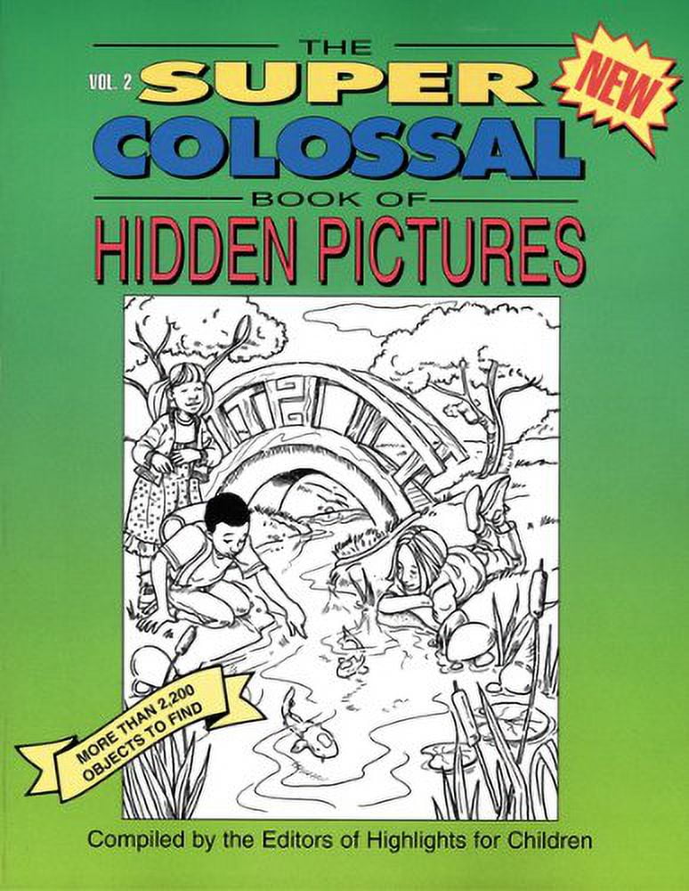 Pre-Owned The Super Colossal Book Of Hidden Pictures Paperback ...