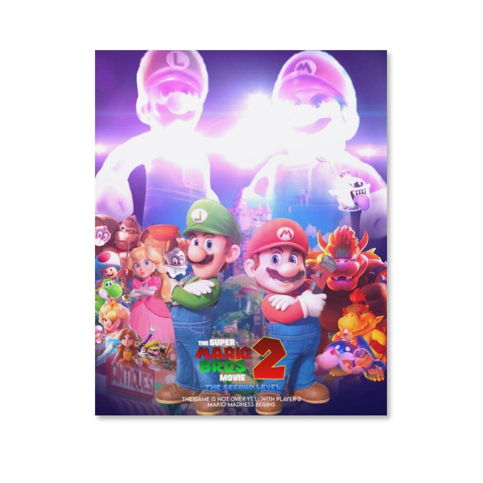 The Super Mario Bros. Decorative Painting Canvas Wall Poster Art ...