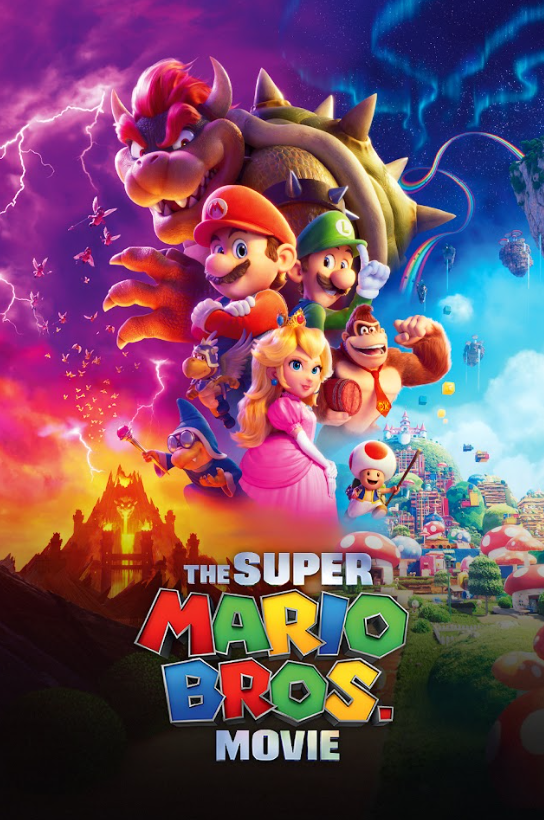 The Super Mario Bros Movie 2023 Poster 24x36 - Animated Comedy Iconic ...