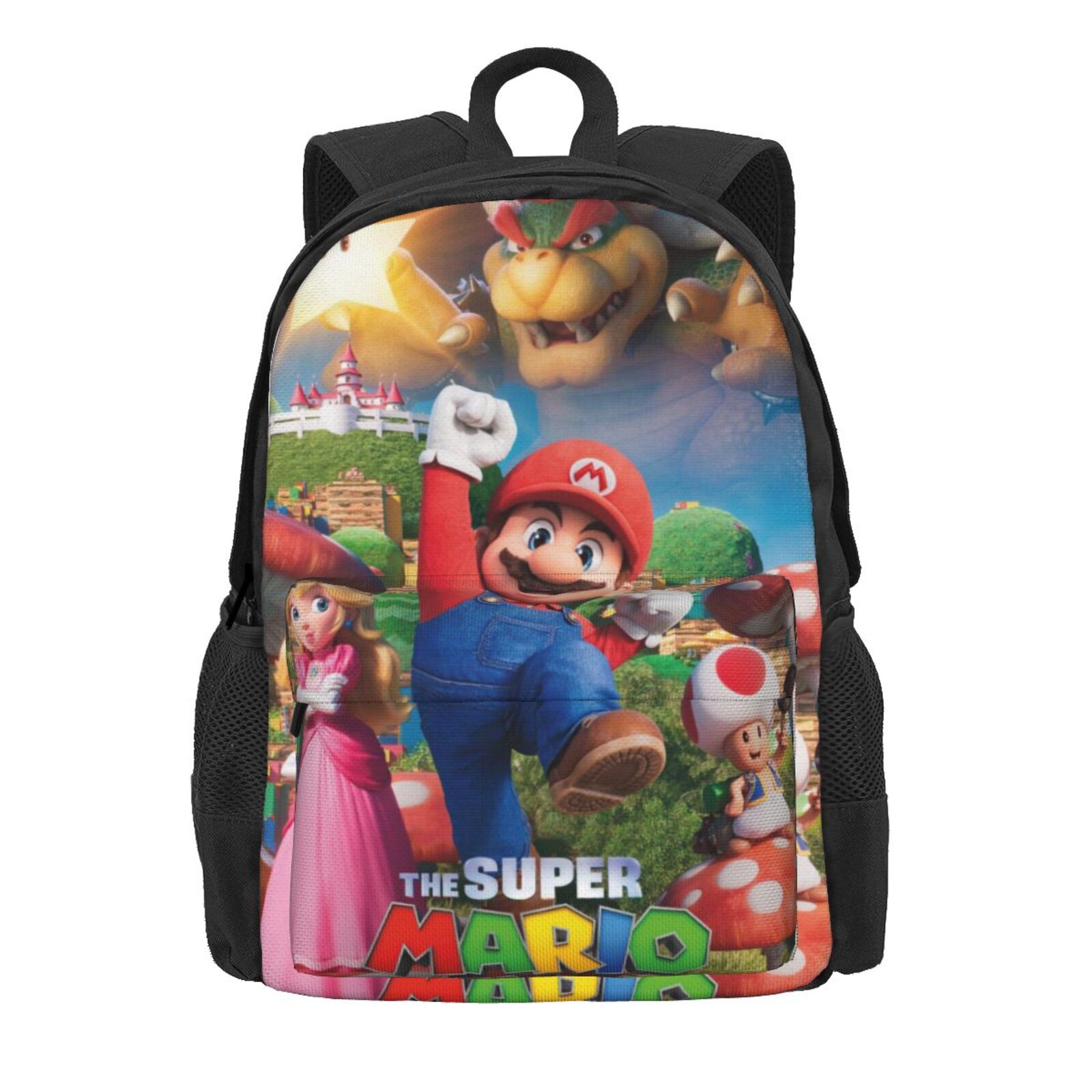 The Super Mario Bros. Movie Backpack Shoulders Daypack School Bag Large ...
