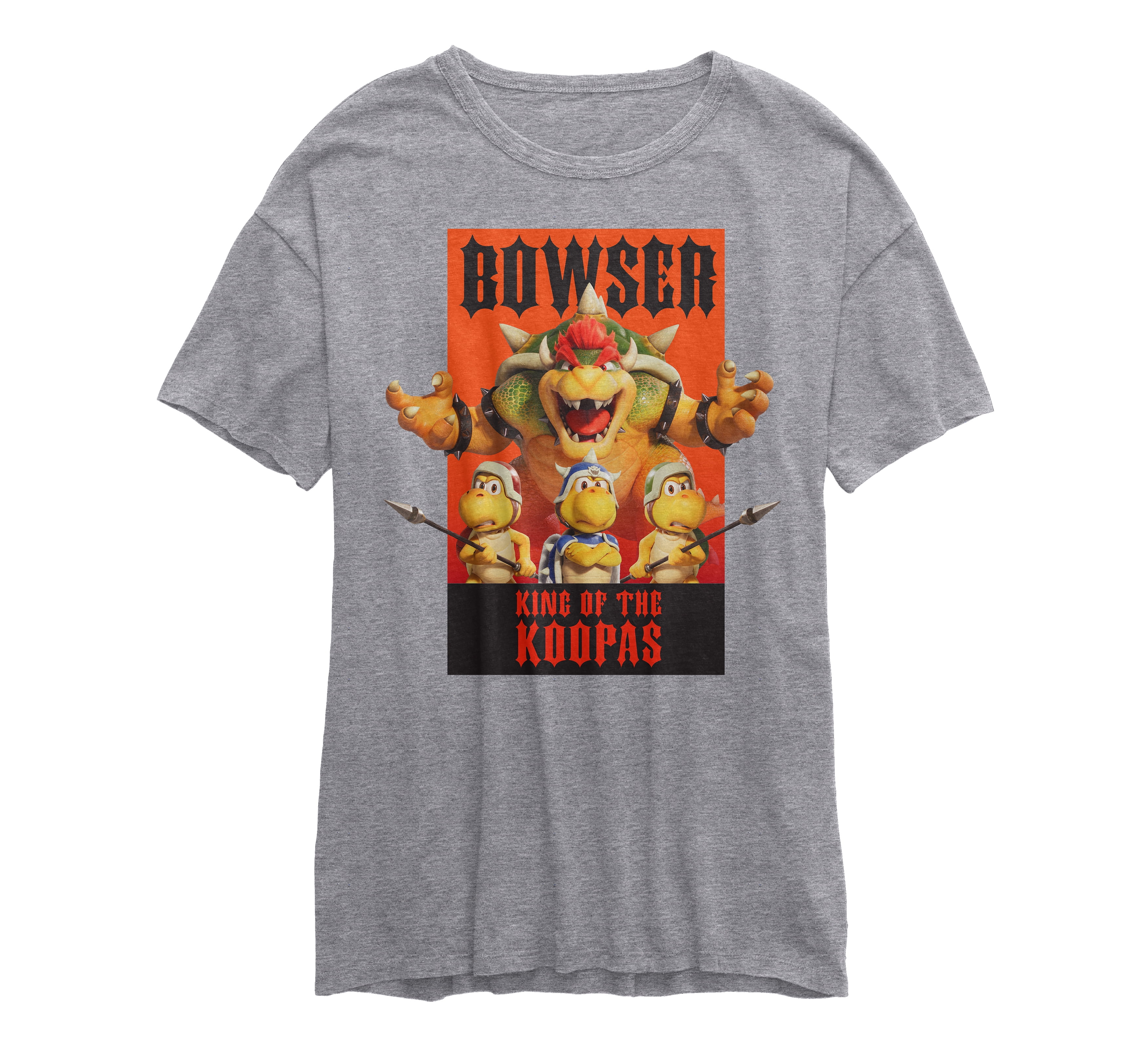 The Super Mario Bros Movie Bowser King of the Koopas Kids Short Sleeve ...