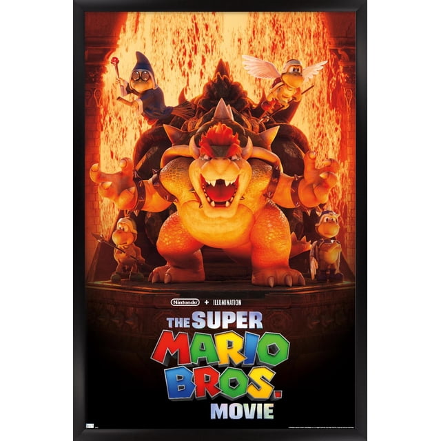 The Super Mario Bros. Movie - Bowser's World Key Art Wall Poster, 22. ...