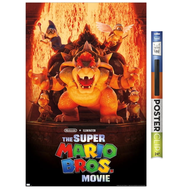 The Super Mario Bros. Movie - Bowser's World Key Art Wall Poster, 22. ...