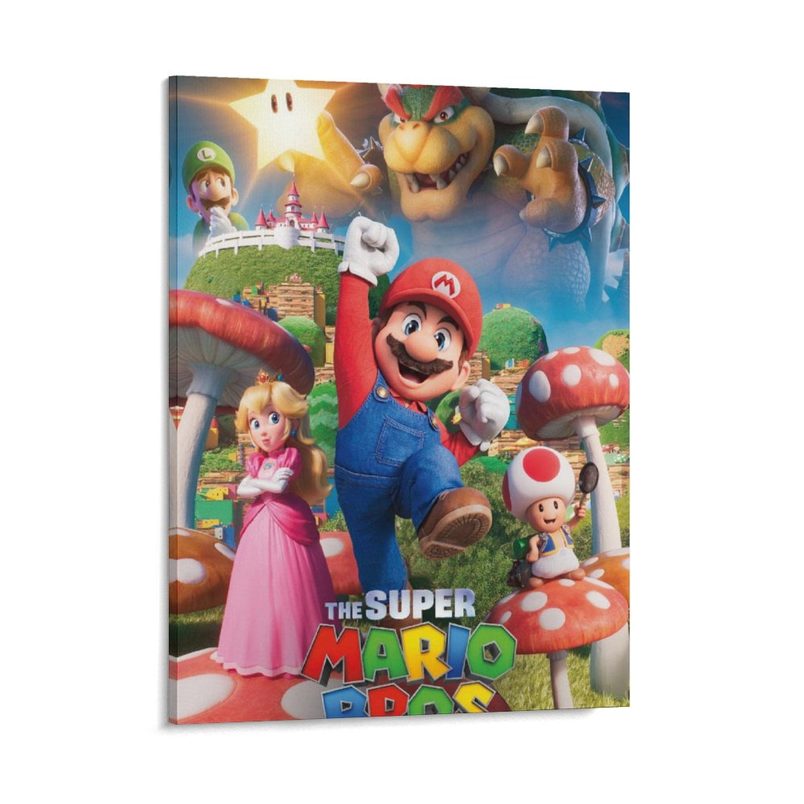 The Super Mario Bros. Movie Decorative Painting Canvas Wall Poster Art ...