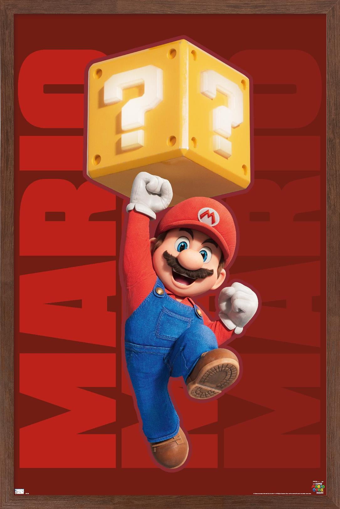 The Super Mario Bros. Movie - Mario Jump Wall Poster, 22.375" x 34 ...