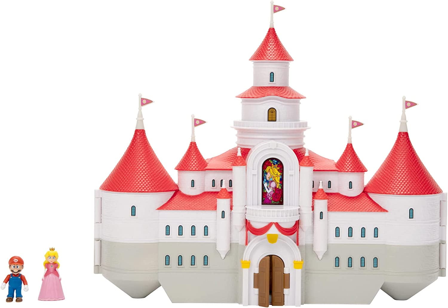 The Super Mario Bros. Movie Mushroom Kingdom Castle Action Figure Sets ...
