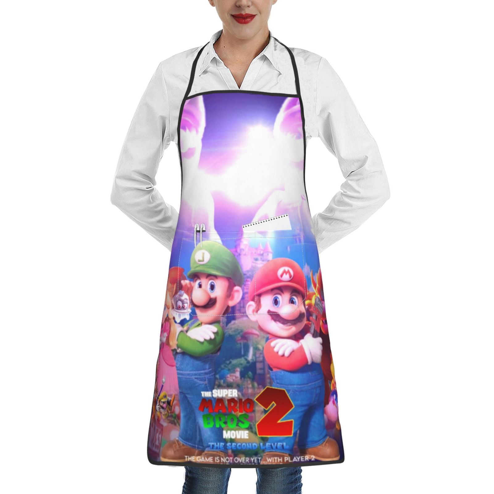 The Super Mario Bros. Waterproof Apron Home Decor Kitchen Fashion Apron ...