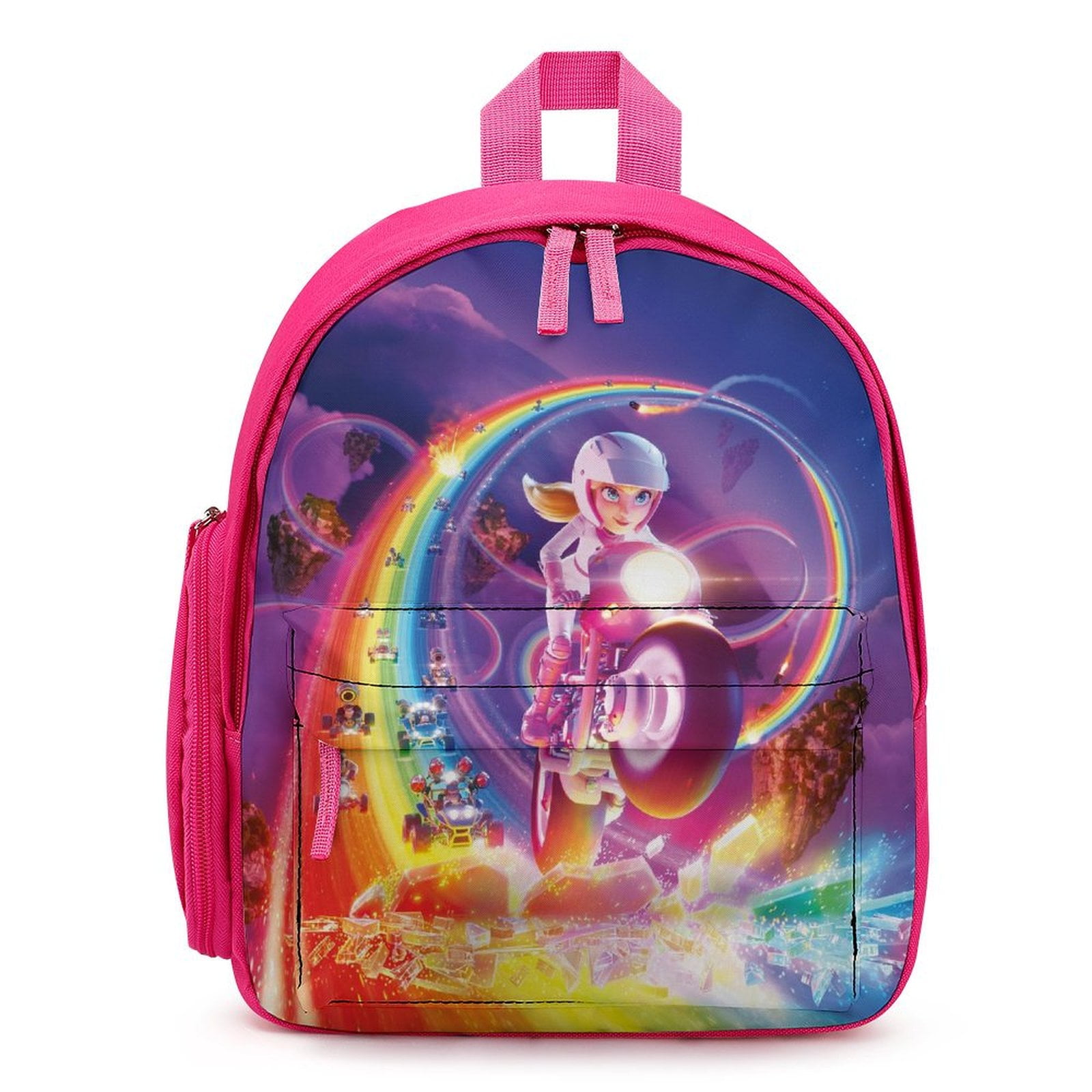 The Super Princess Peach Lightweight Backpack Shoulder Bags Adjustable ...