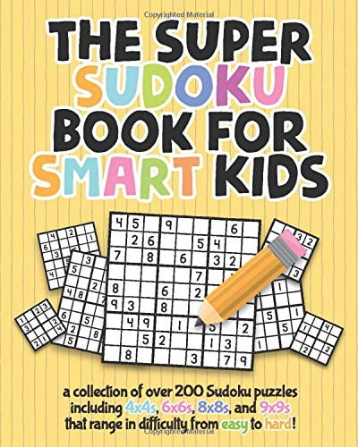 Pre-Owned The Super Sudoku Book For Smart Kids: A Collection Of Over ...