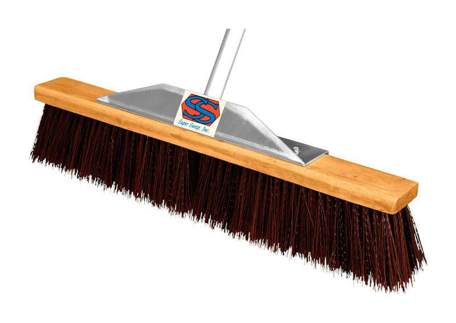 The Super Sweeper Multi-Surface Push Broom 24 in. W x 60 in. L ...