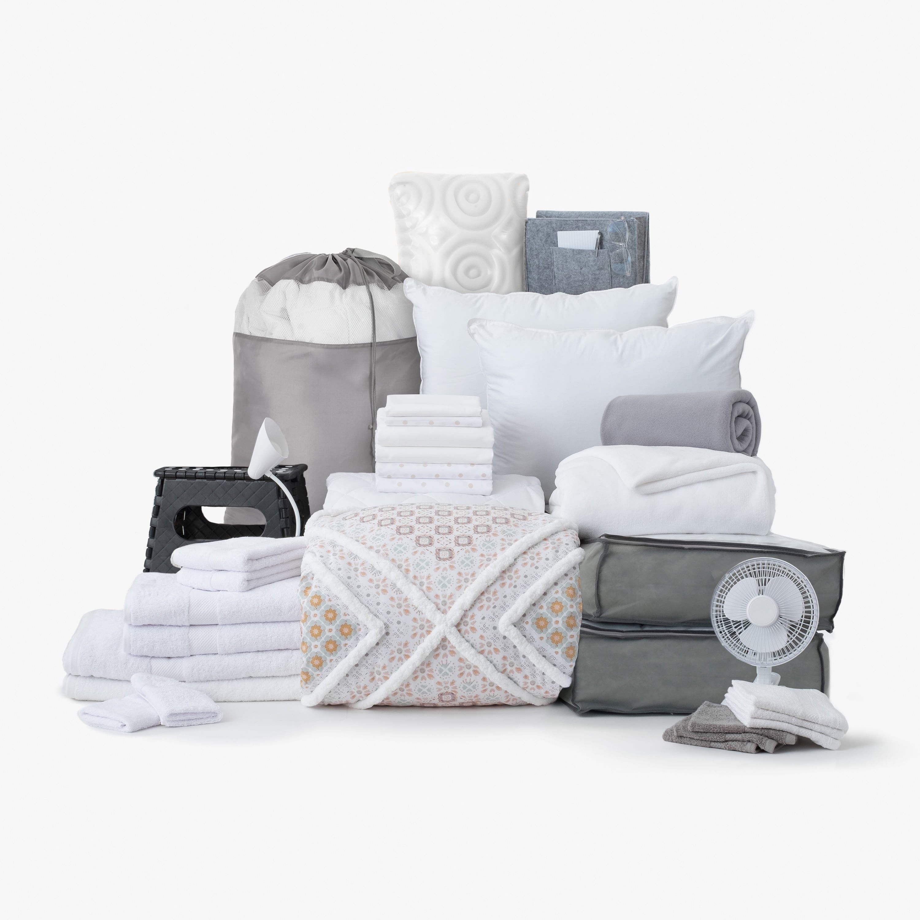 The Supreme Dorm Essentials Value Pack in Bridget Pink, 34-Piece ...