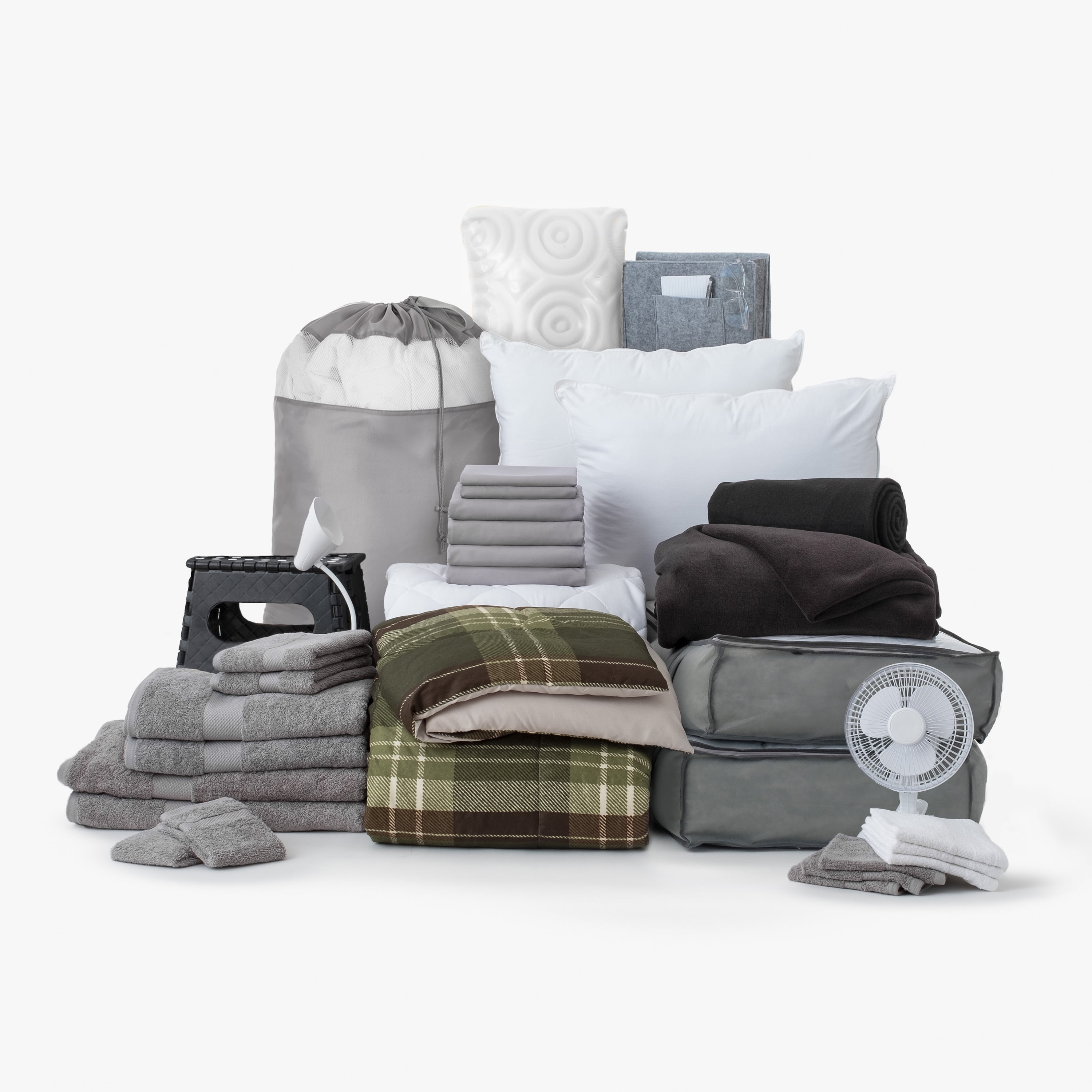 The Supreme Dorm Essentials Value Pack in Bryce Forest, 34-Piece ...