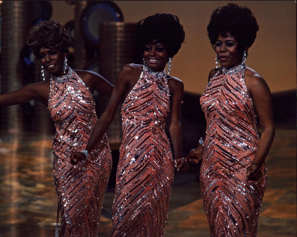 The Supremes In Pink And Silver Sequin Dresses Photo Print (8 x 10 ...
