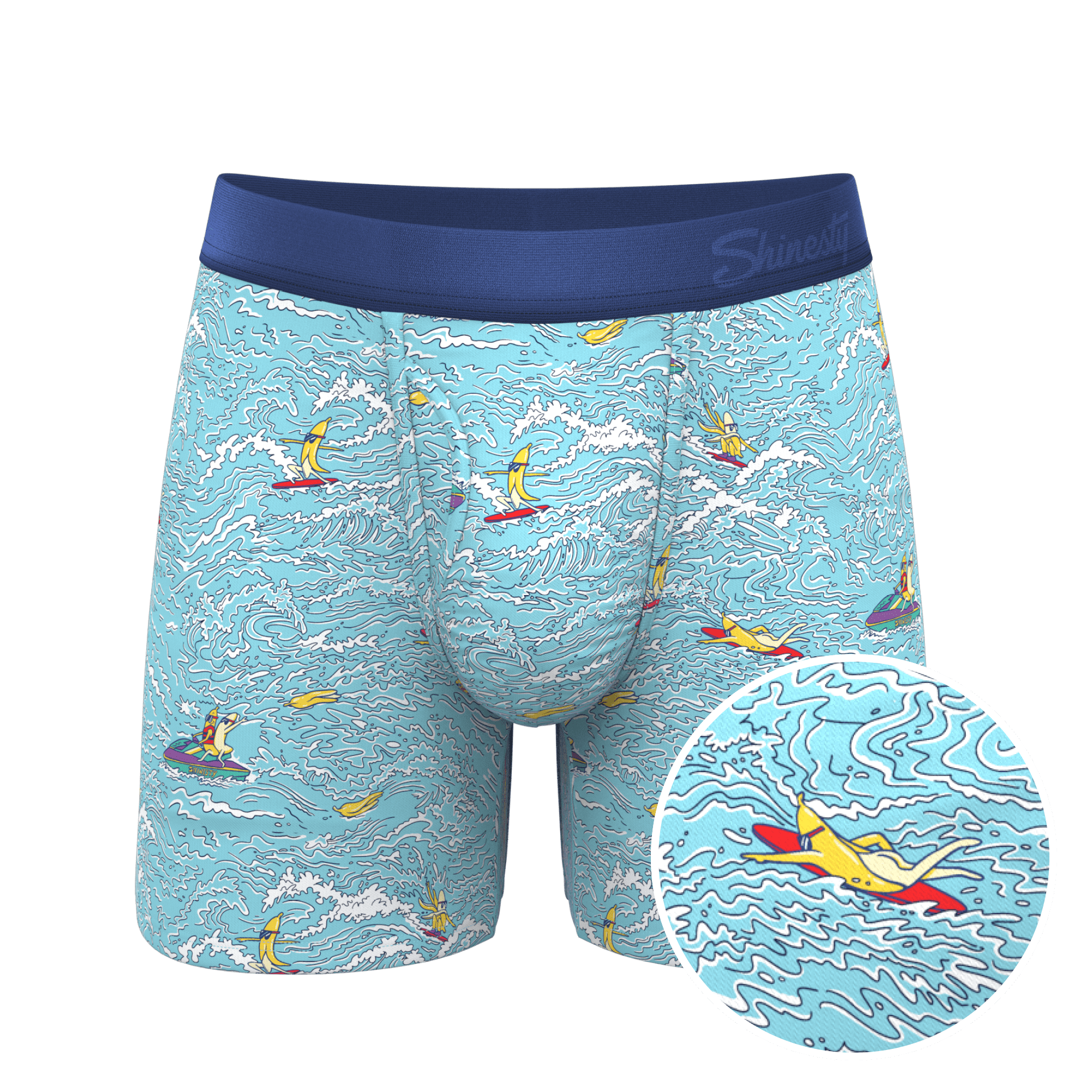 The Surfin' Turf | Shinesty Surfer Ball Hammock Pouch Underwear With ...