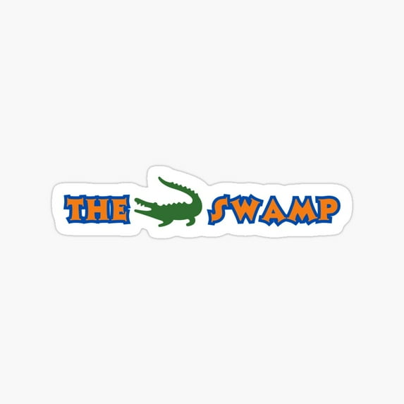 The Swamp Sticker Phone Decal Water Bottle Stickers Car Decals, Laptop ...